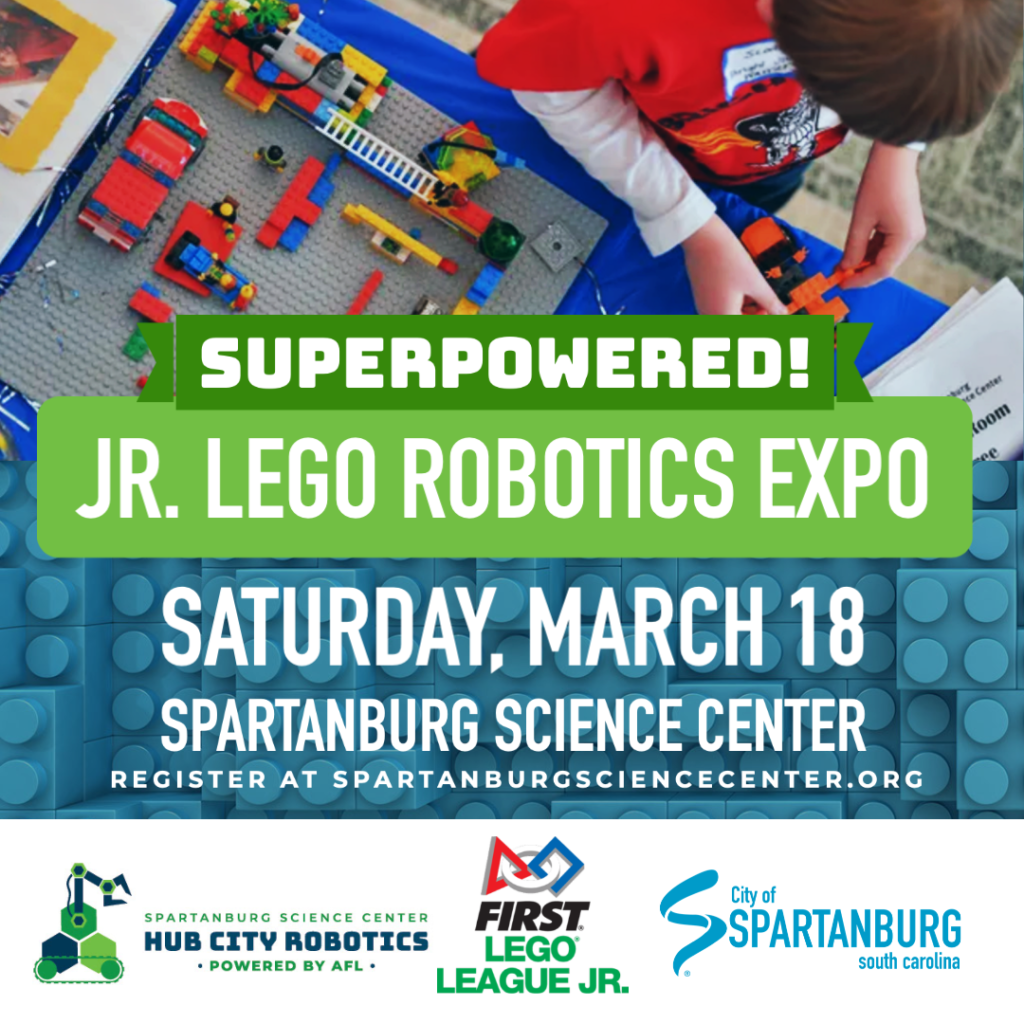 Jr. LEGO Robotics Expo: Superpowered! - Spartanburg Gives